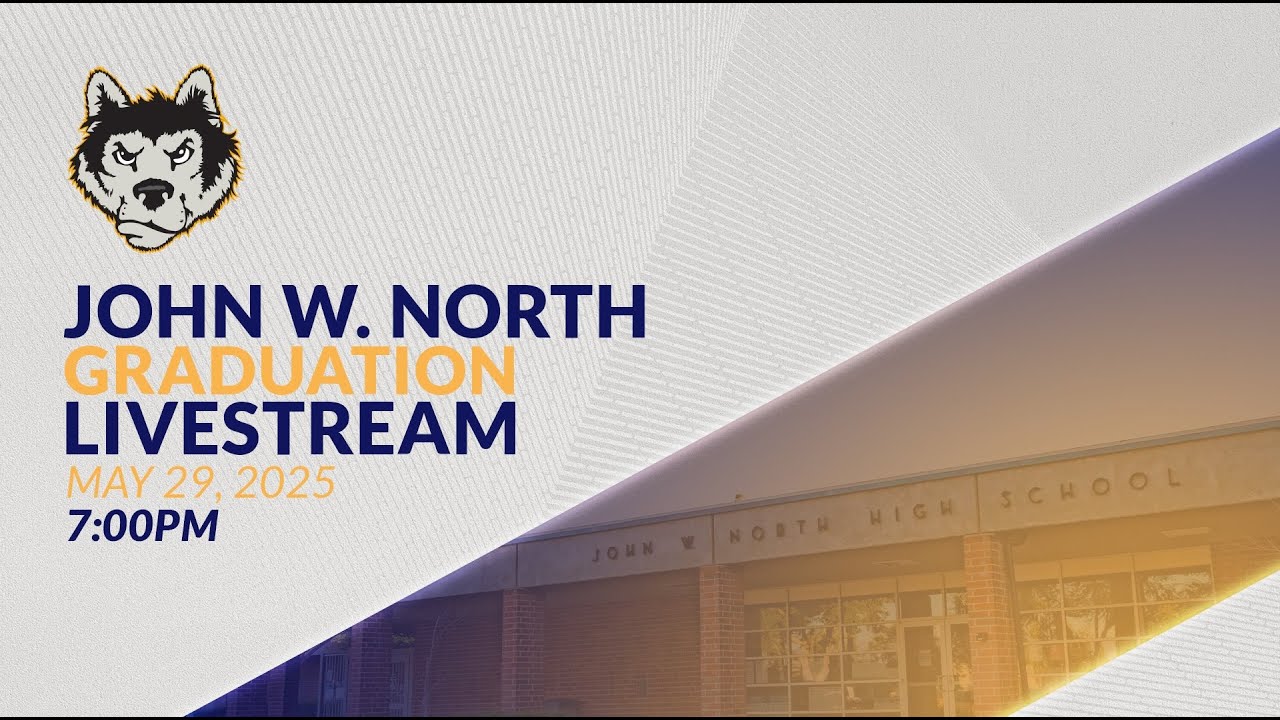 John W. North High School Graduation Ceremony 2025 - YouTube