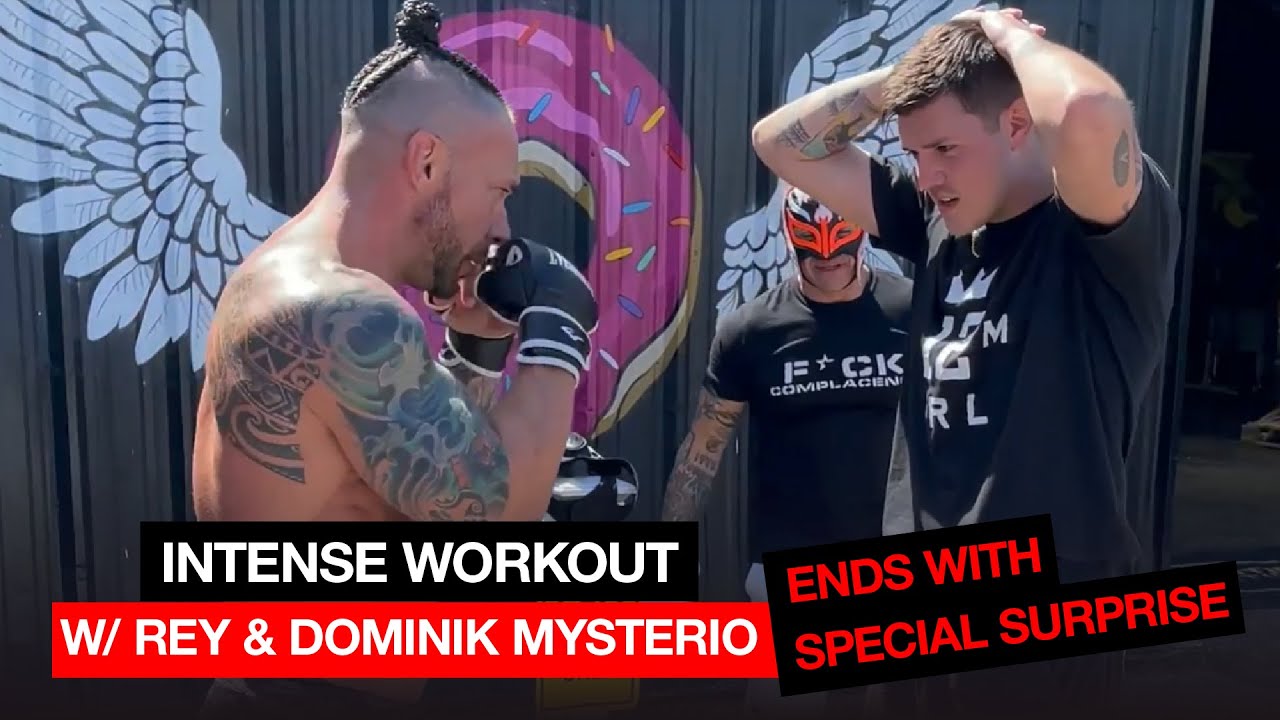 Intense Workout W/ Rey & Dominik Mysterio Ends W/ Special Surprise ...