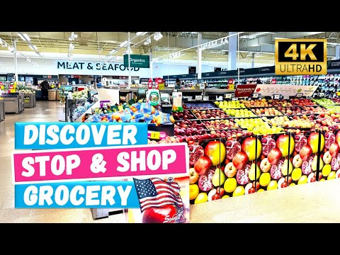 🇺🇸 Discover STOP & SHOP Grocery Store in New Jersey, USA [4k Video]