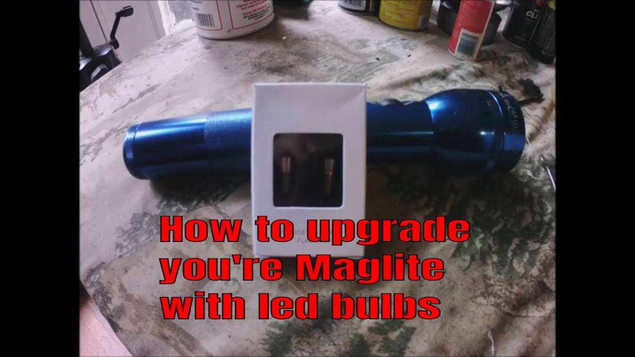 How to upgrade you're old Maglite flashlight with a led conversion kit ...