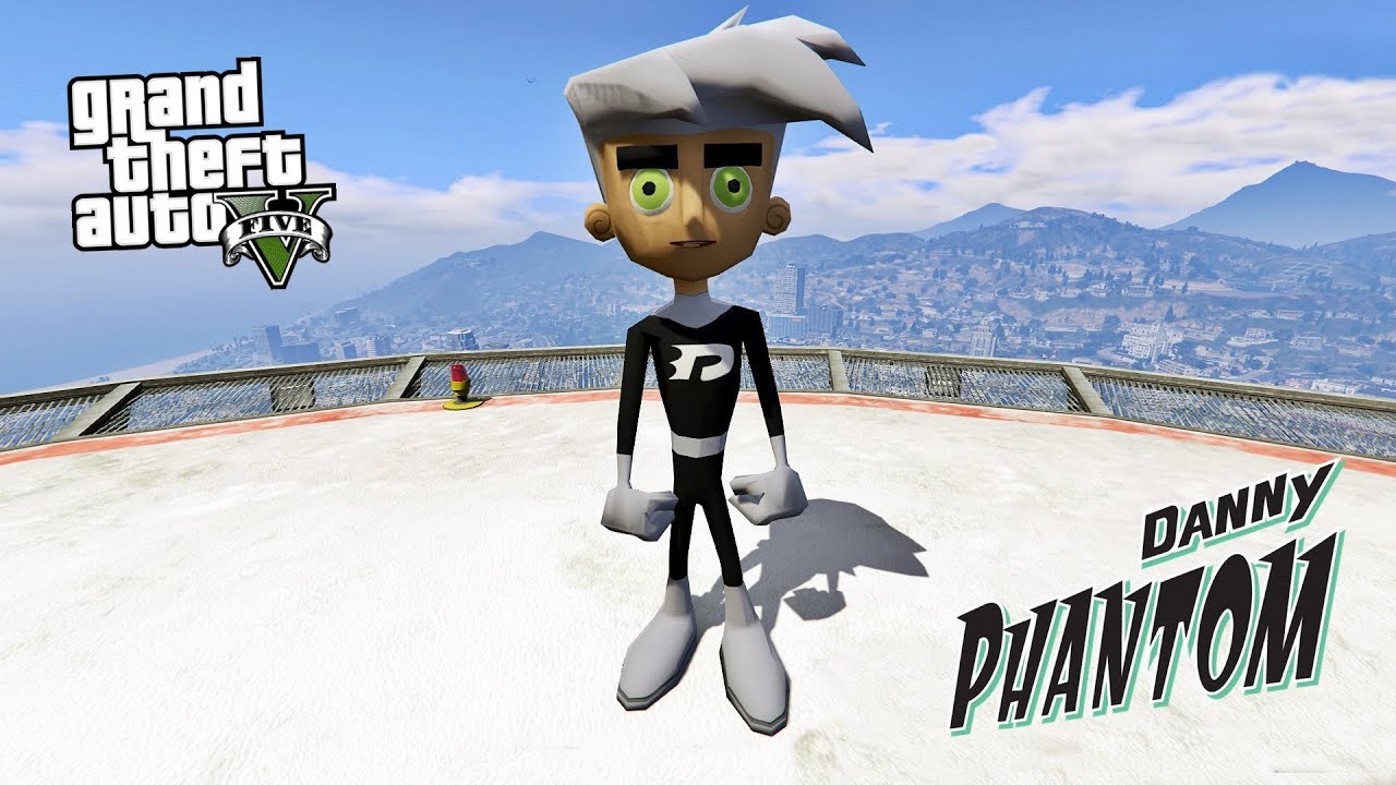 GTA 5 DANNY PHANTOM MODU (GTA 5 Mods Gameplay) - YouTube