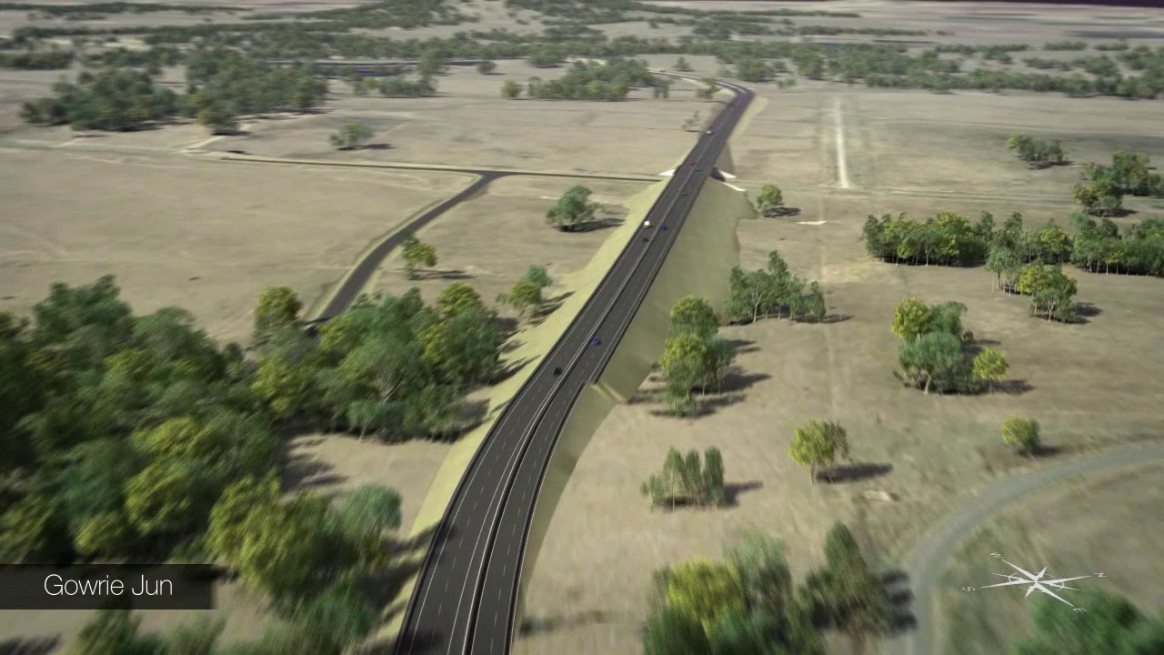 Toowoomba Second Range Crossing project - fly through - YouTube