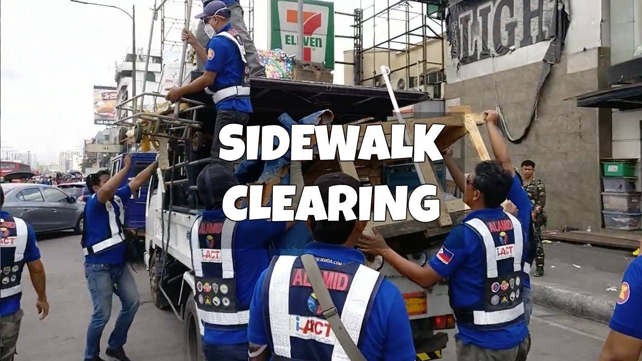 iACT MMDA Clearing Sidewalks - YouTube
