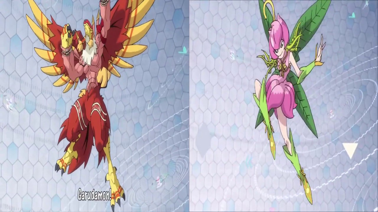 Biyomon - Palmon Digievoluciones - Hasta la Mega - YouTube