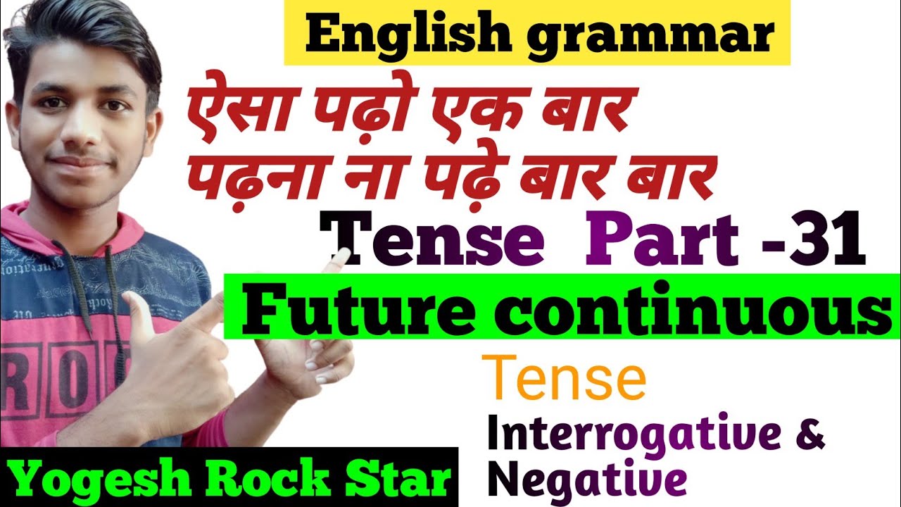 English grammar Future continuous( Interrogative&Negative )|Part-31|By ...
