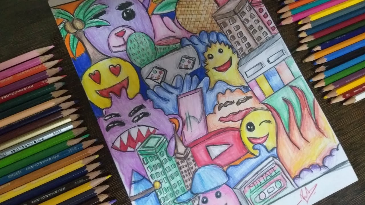 Doodle drawing - YouTube