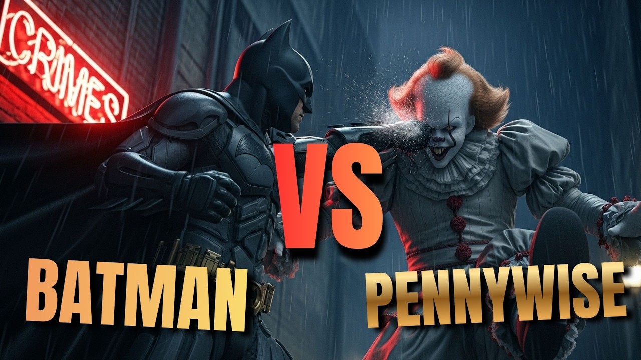 Batman vs. Pennywise: Bruce Wayne's Nightmare - YouTube