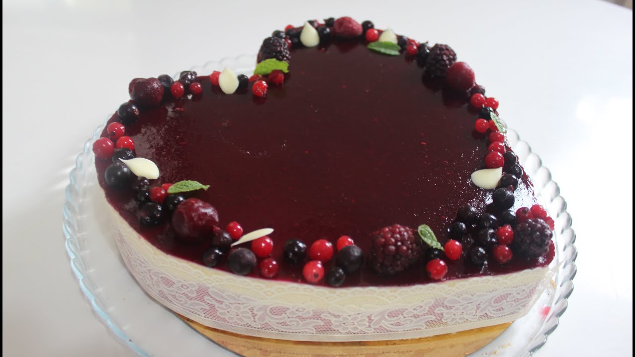 Entremet fruits rouges chocolat blanc - YouTube