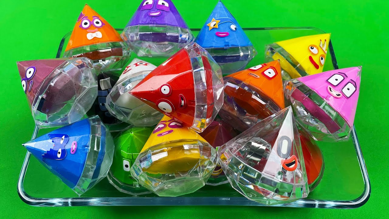 Numberblocks - Looking CLAY With Diamond Coloring! Satisfying Video ...