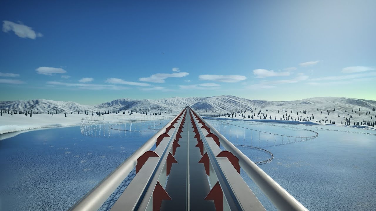 Planet Coaster: Ice Lake Roller Coaster - YouTube