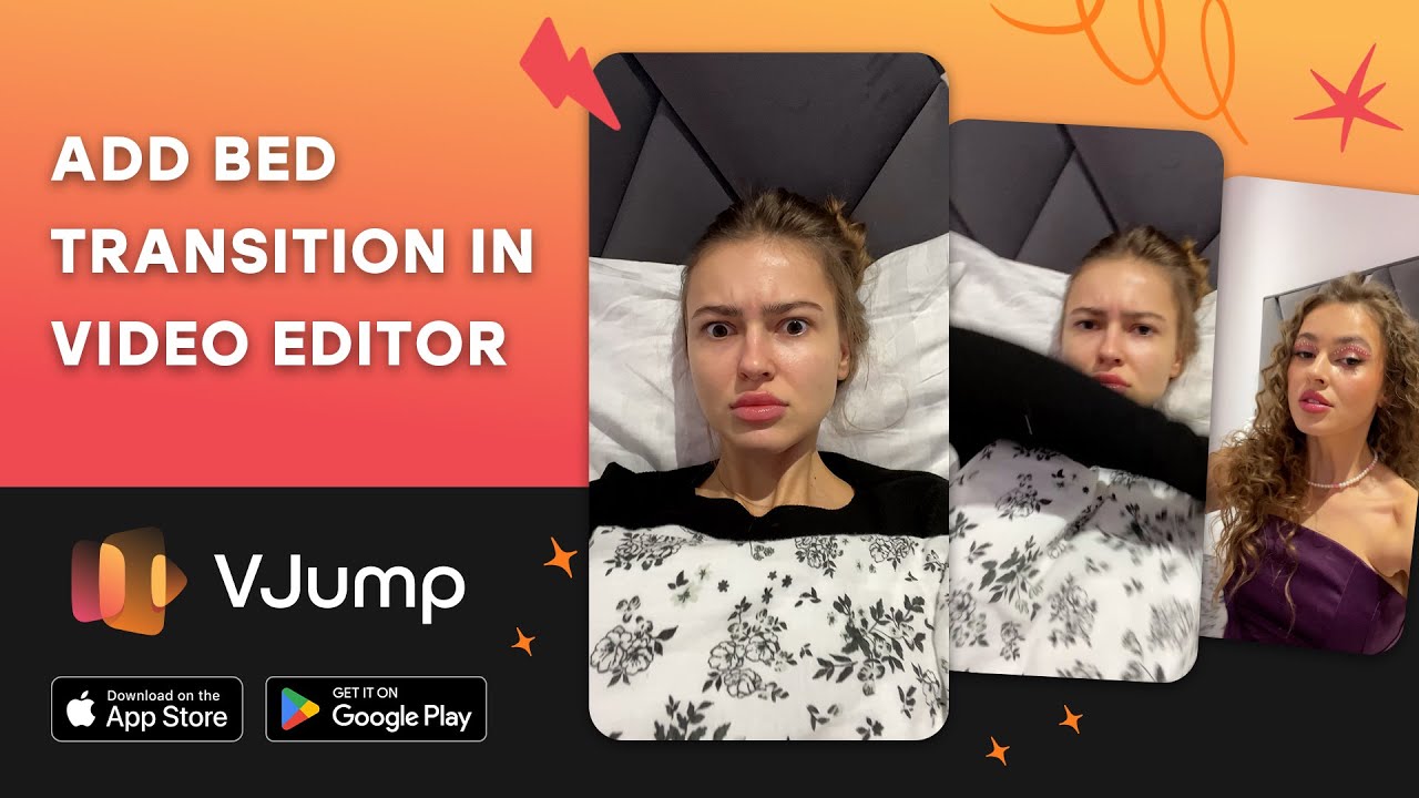 🤩 How to Wow Your Followers with Bed Transitions on TikTok | VJump Video Editor - YouTube