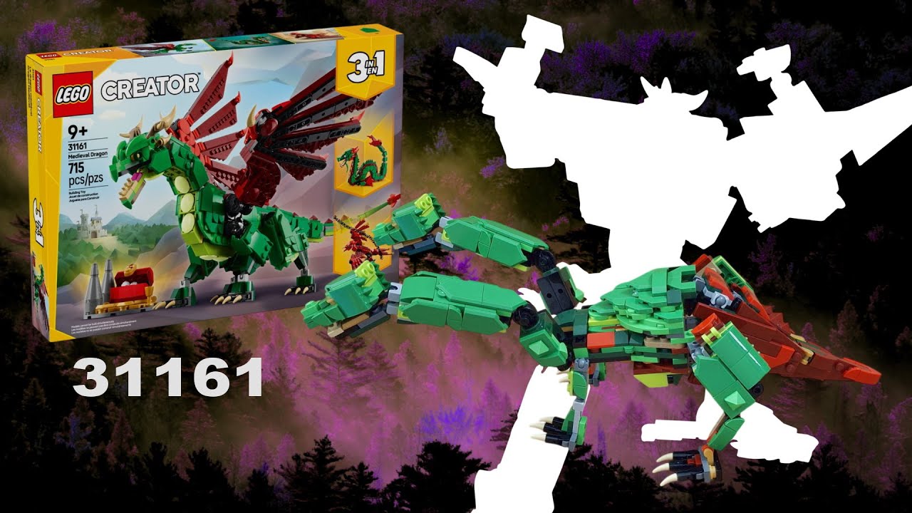 Tutorial: LEGO Transformer Two-headed Dragon / Hung-grr, LEGO 31161 ...