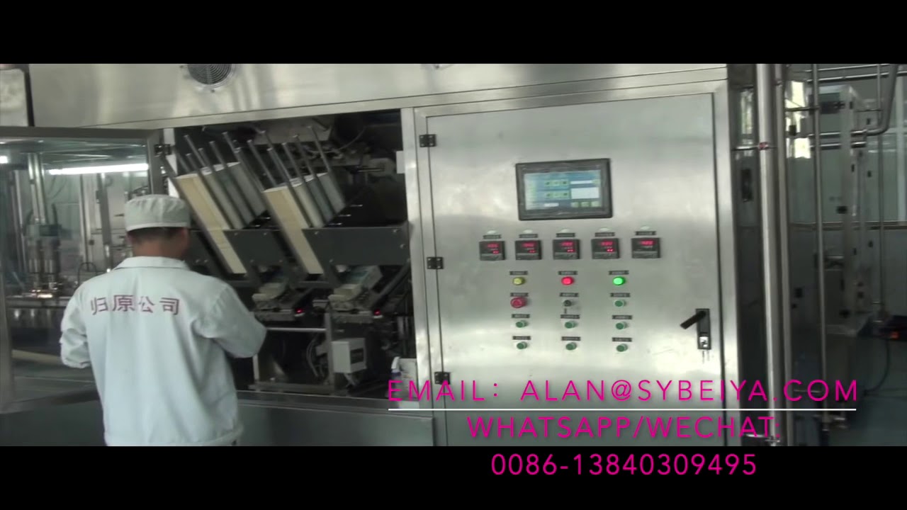 High speed automatic dairy milk carton box filling machine - YouTube