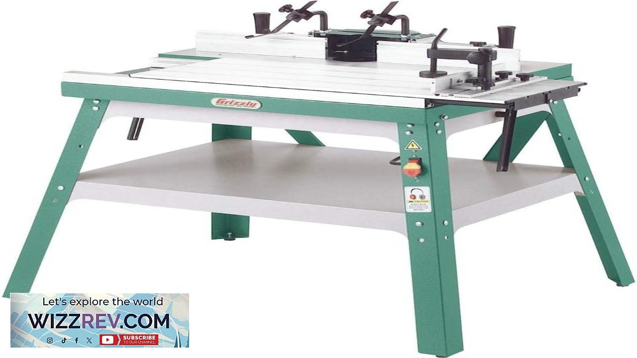 Grizzly Industrial G0528 Sliding Router Table - YouTube