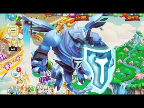 dragon city how to get the ice titan dragon - YouTube