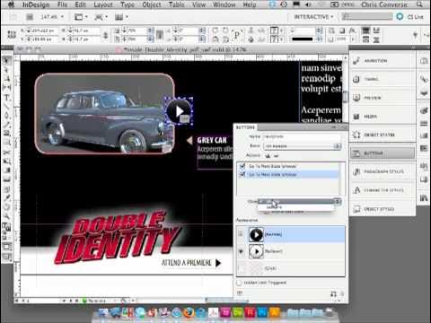 Control multi-state objects with buttons in InDesign CS5 - YouTube