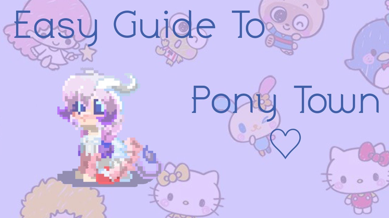🌸┊ponytown guide : avatars - YouTube