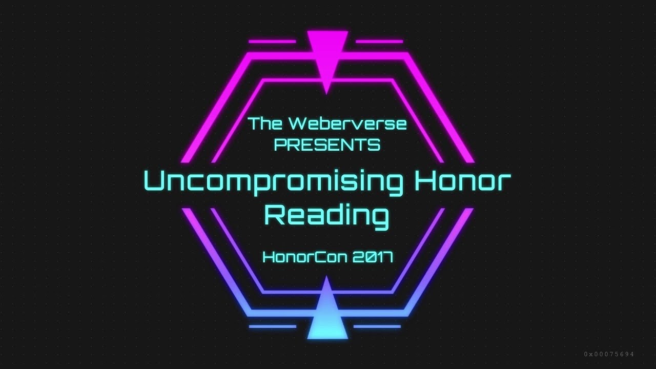 David Weber reads a section from Uncompromising Honor - YouTube