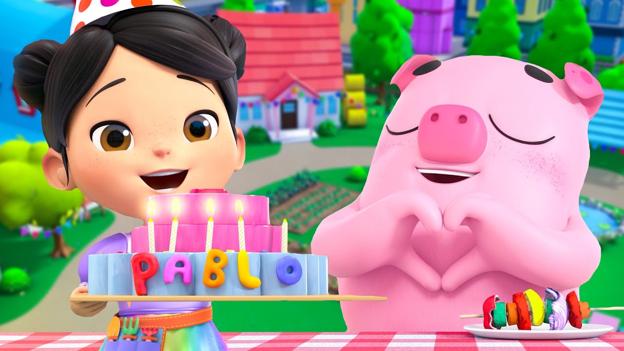 Pablo's Birthday | Nursery Rhymes & Kids Songs | Sing Along Songs for ...