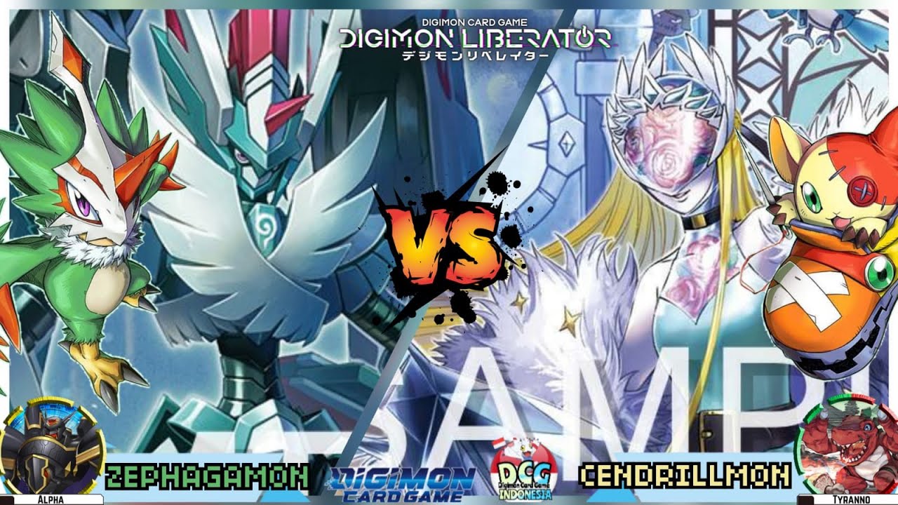 Digimon Card Game ST18 & ST19 Zephagamon vs Cendrillmon - YouTube