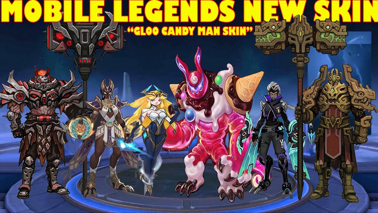 TERIZLA NEW SKIN GLOO CANDY SKIN MOBILE LEGENDS - YouTube