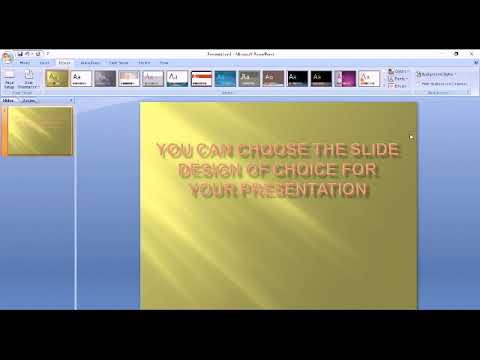 Features of Ms powerpoint 2007 - YouTube
