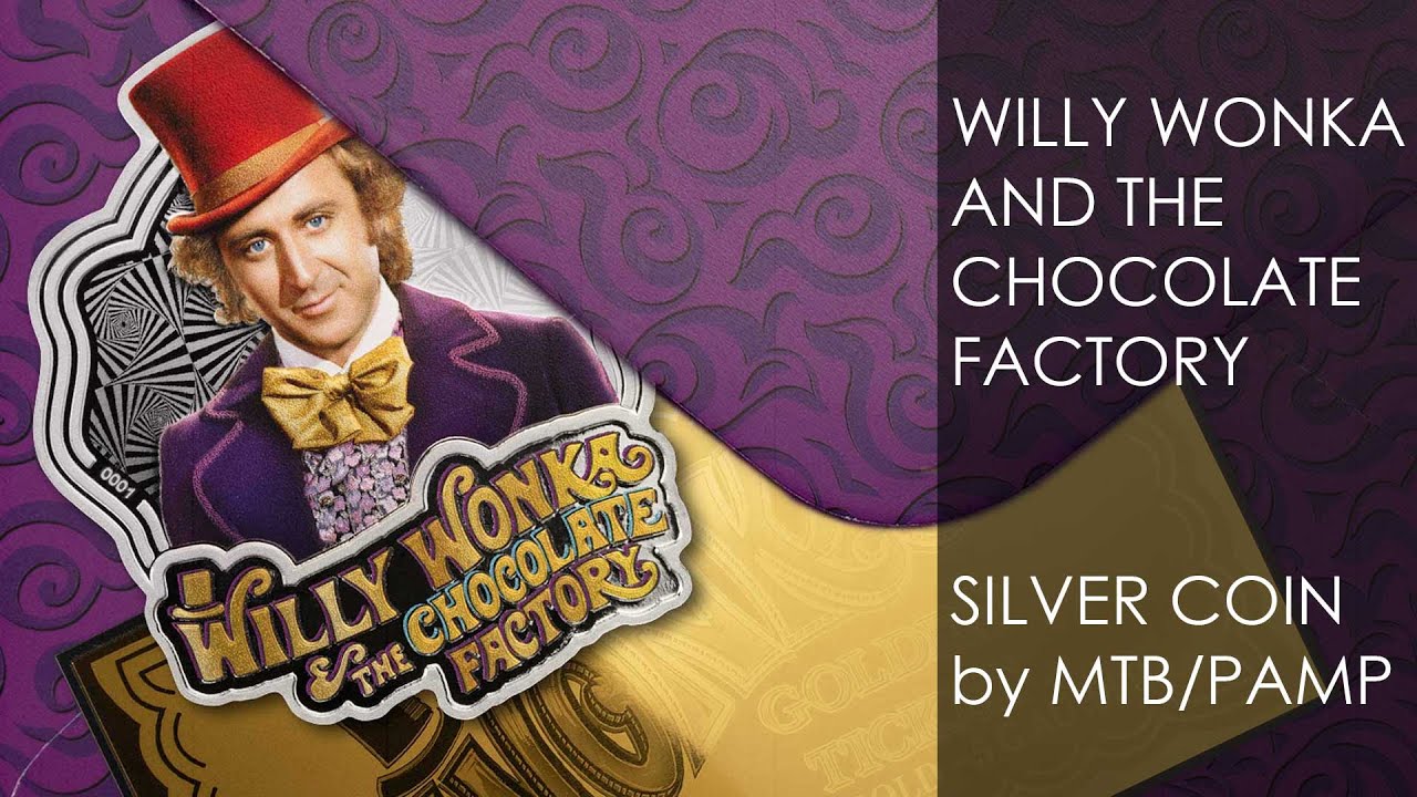 Willy Wonka and the Chocolate factory silver coin with a chance at a ...