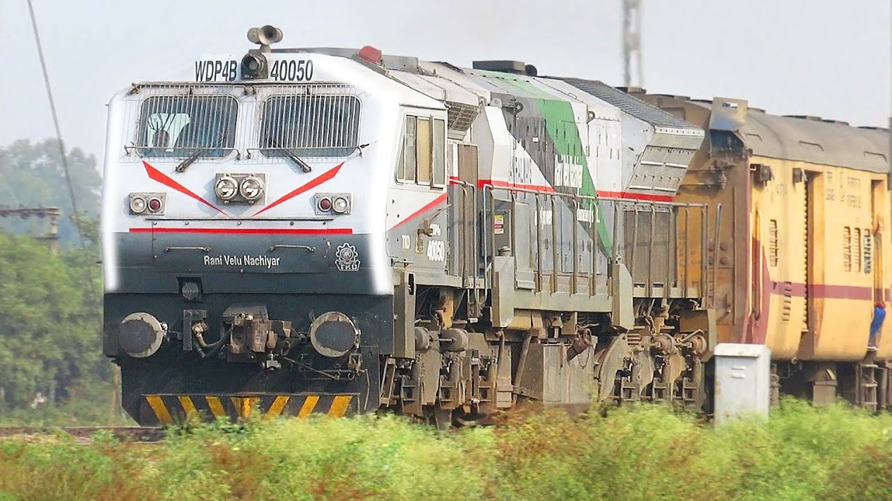 Diesel Train Acceleration | EMD Locomotives | Indian Railways - YouTube