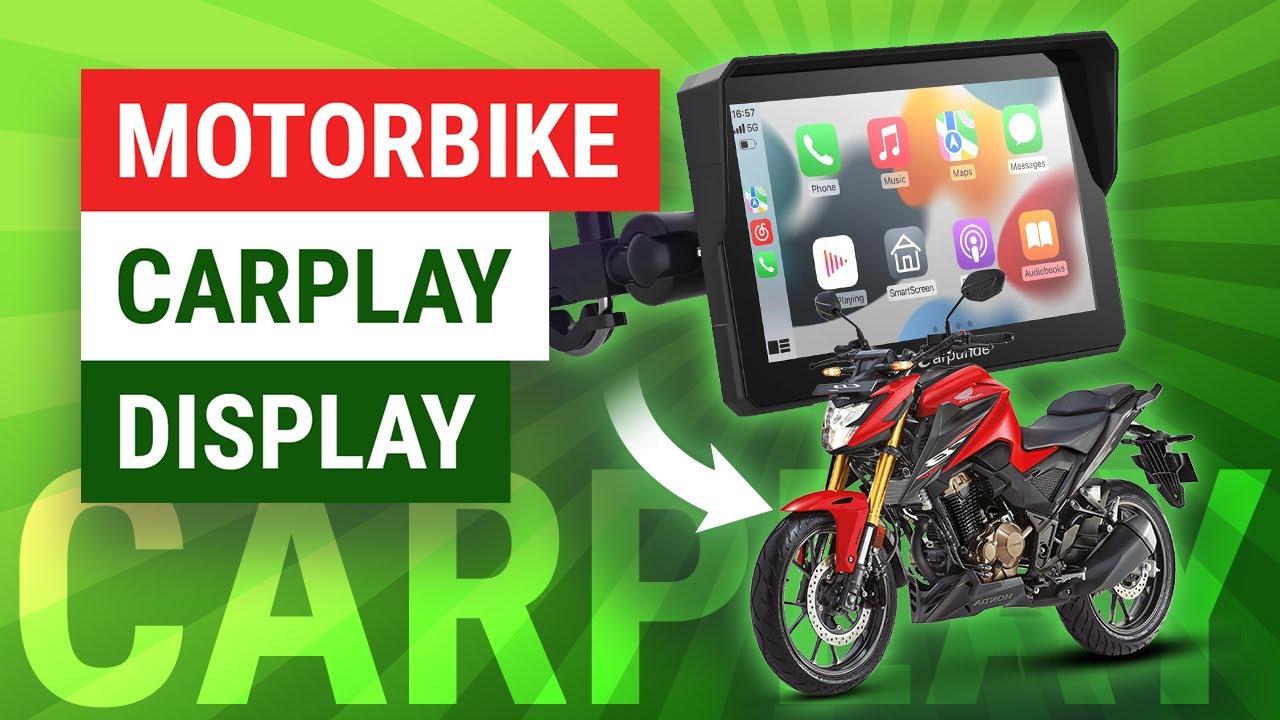 Motorbike / Scooter CarPlay & Android Auto Display | Carpuride W702 ...