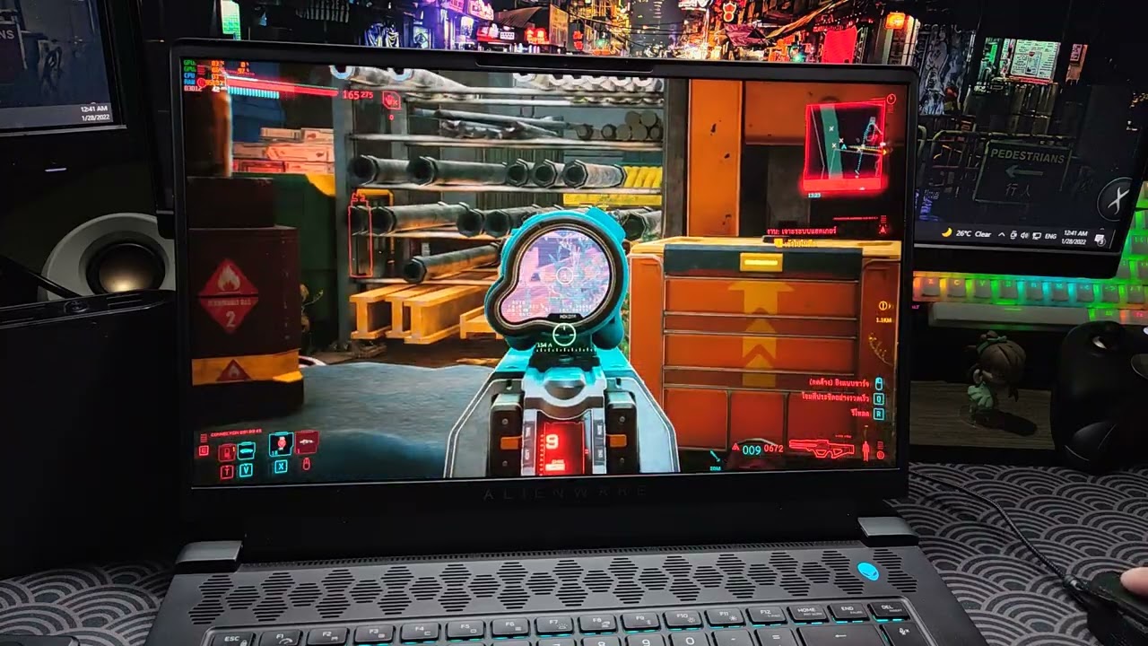 Game Test : Dell Alienware m15 Ryzen Edition R5 (Cyberpunk 2077 + Max ...