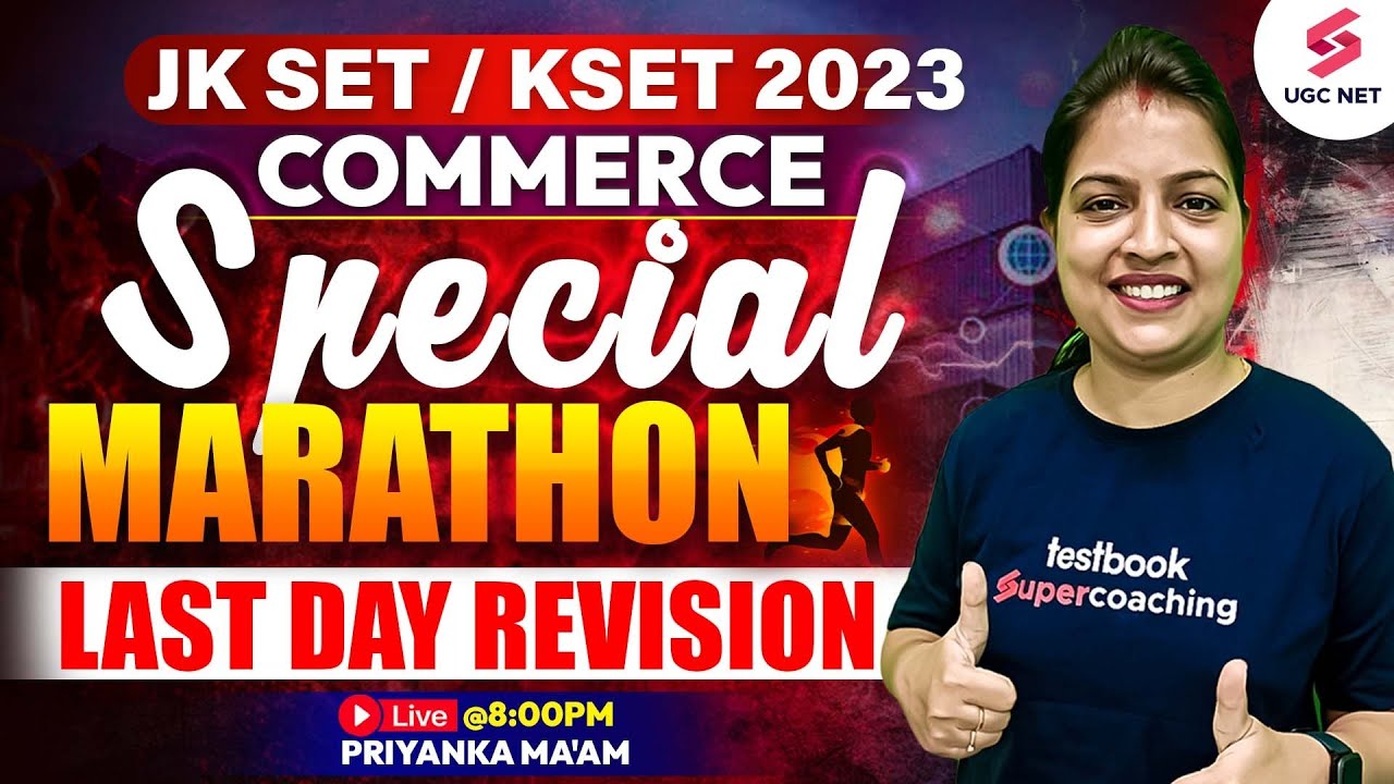 JK SET 2023 / KSET / UGC NET | Commerce Special Marathon | JKSET Last ...