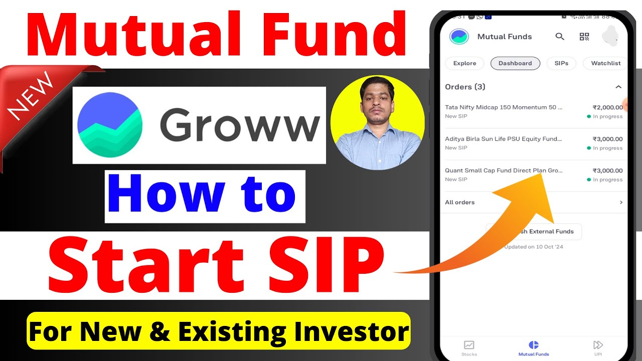 How to Start SIP in Groww App | Mutual Fund Investment Full Process ...