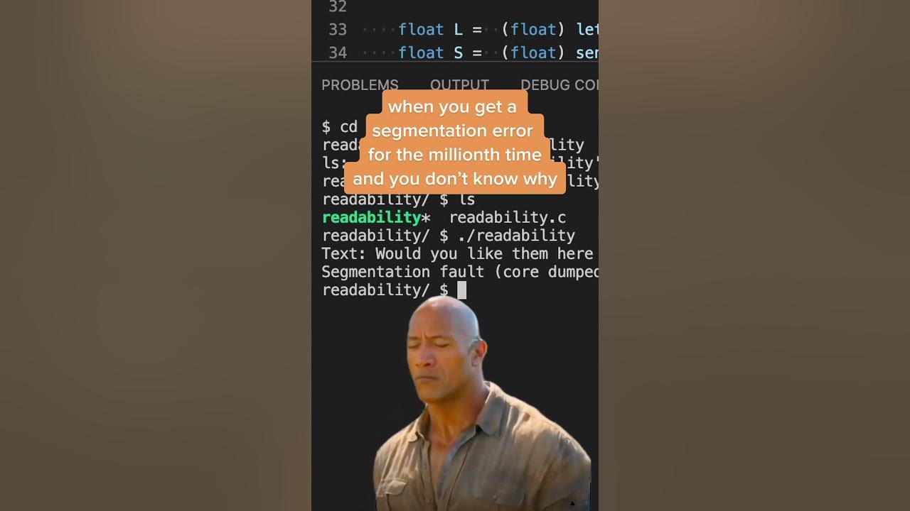 Segmentation Fault - CS50 Reels #Shorts - YouTube