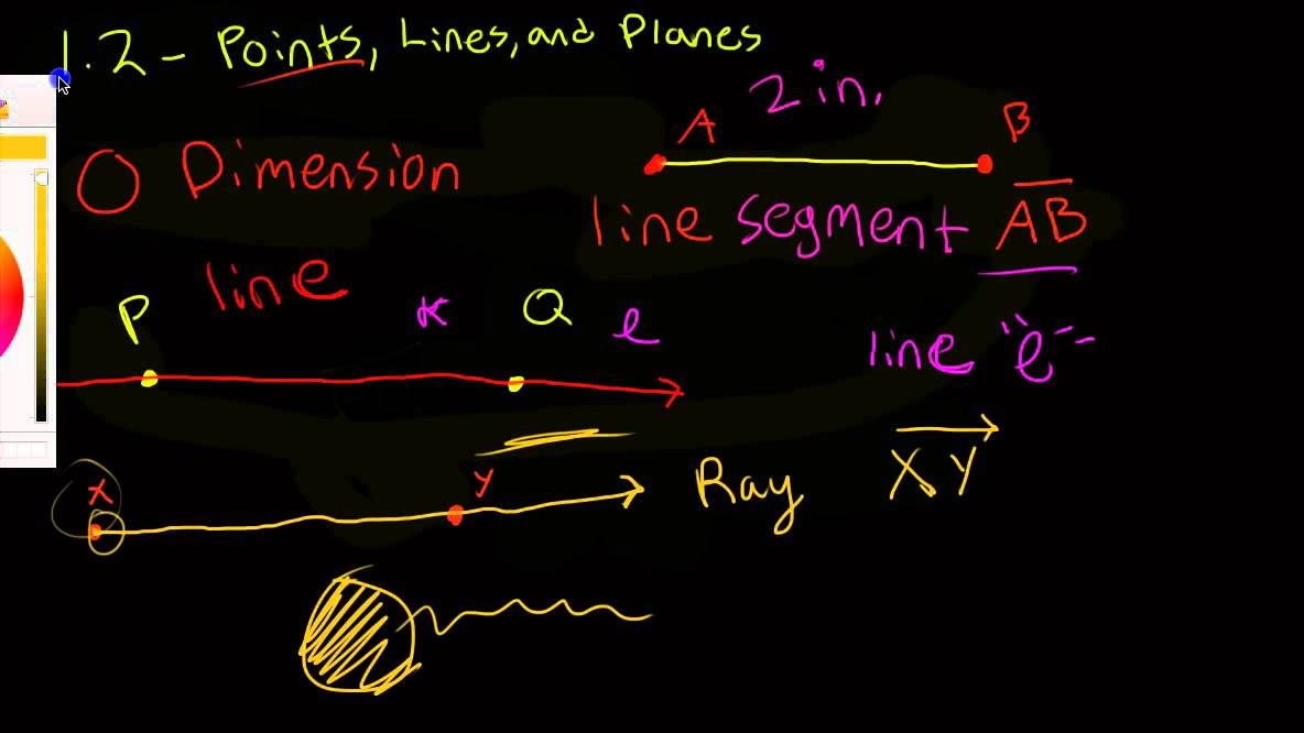 Geometry 1.2: Points, Lines, and Planes - YouTube