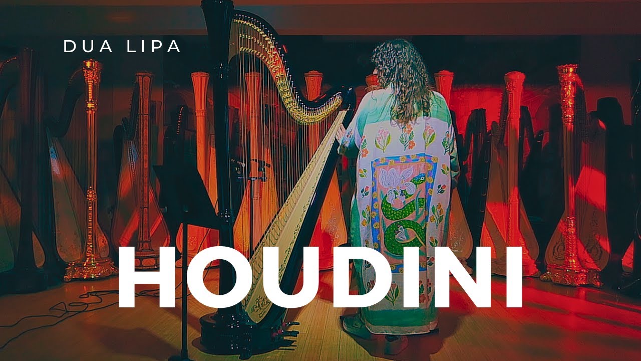 Dua Lipa - Houdini (Harp Cover) - YouTube