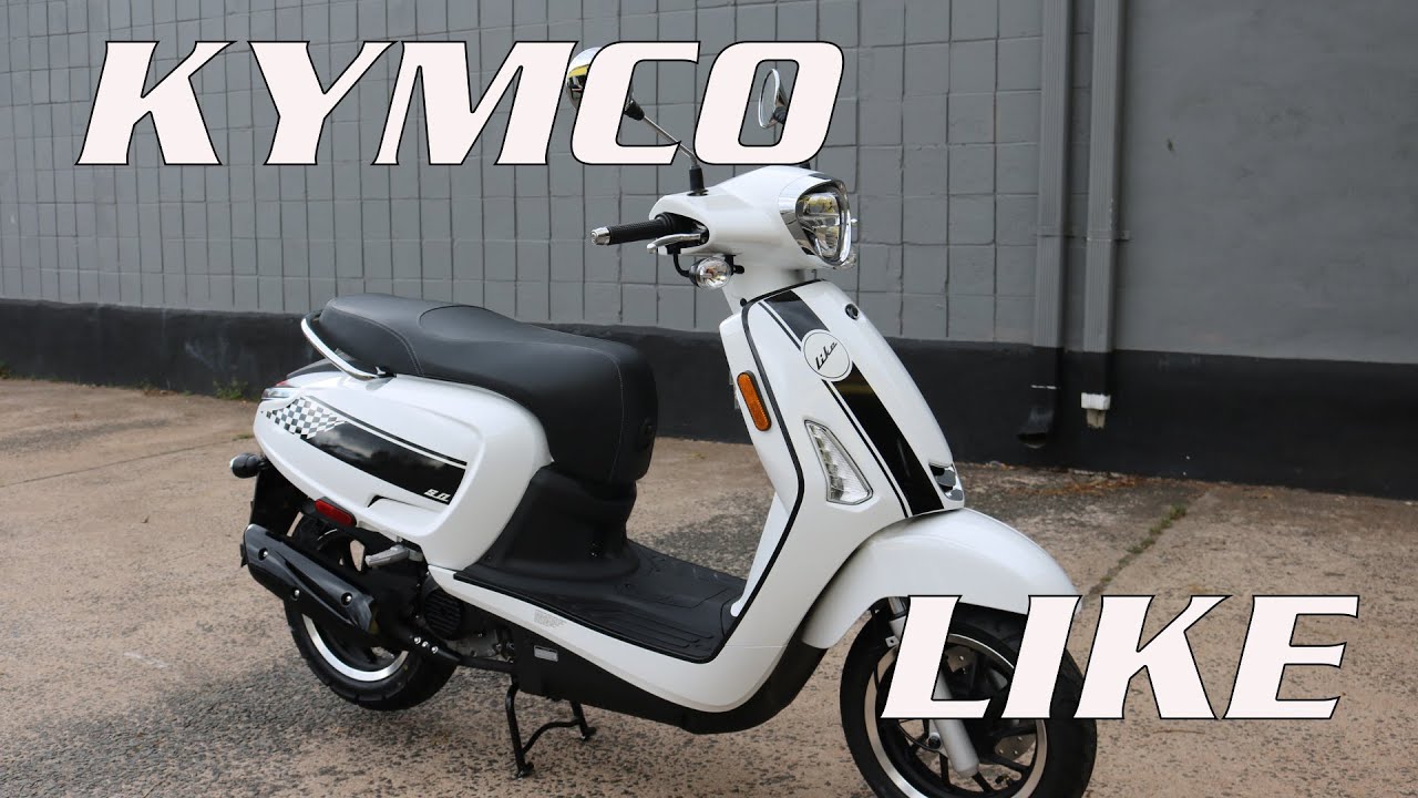 KYMCO Like scooter Walk around at Mark's Motorsports - YouTube