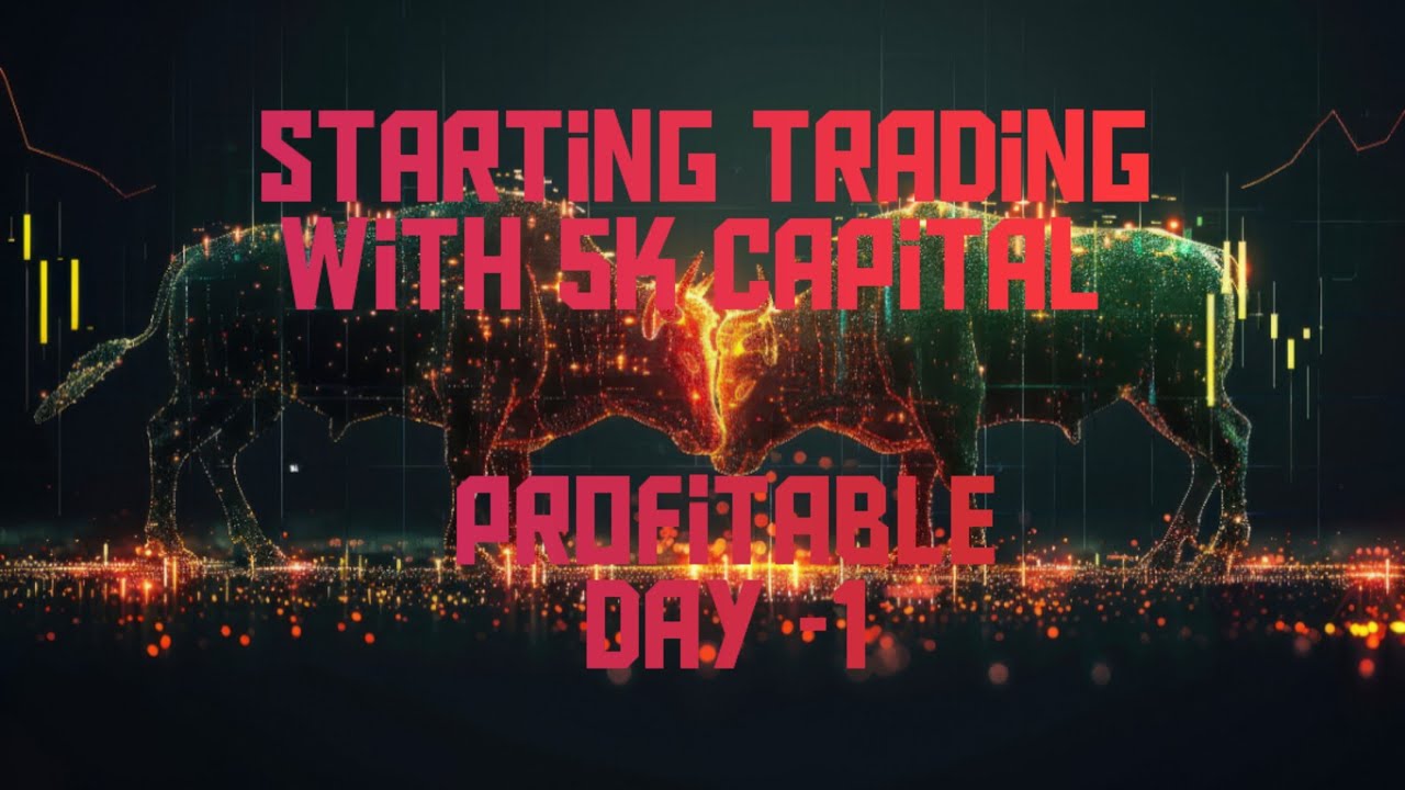 Using 5k capital with intraday trading challenge Day-1 #intradaytrading ...