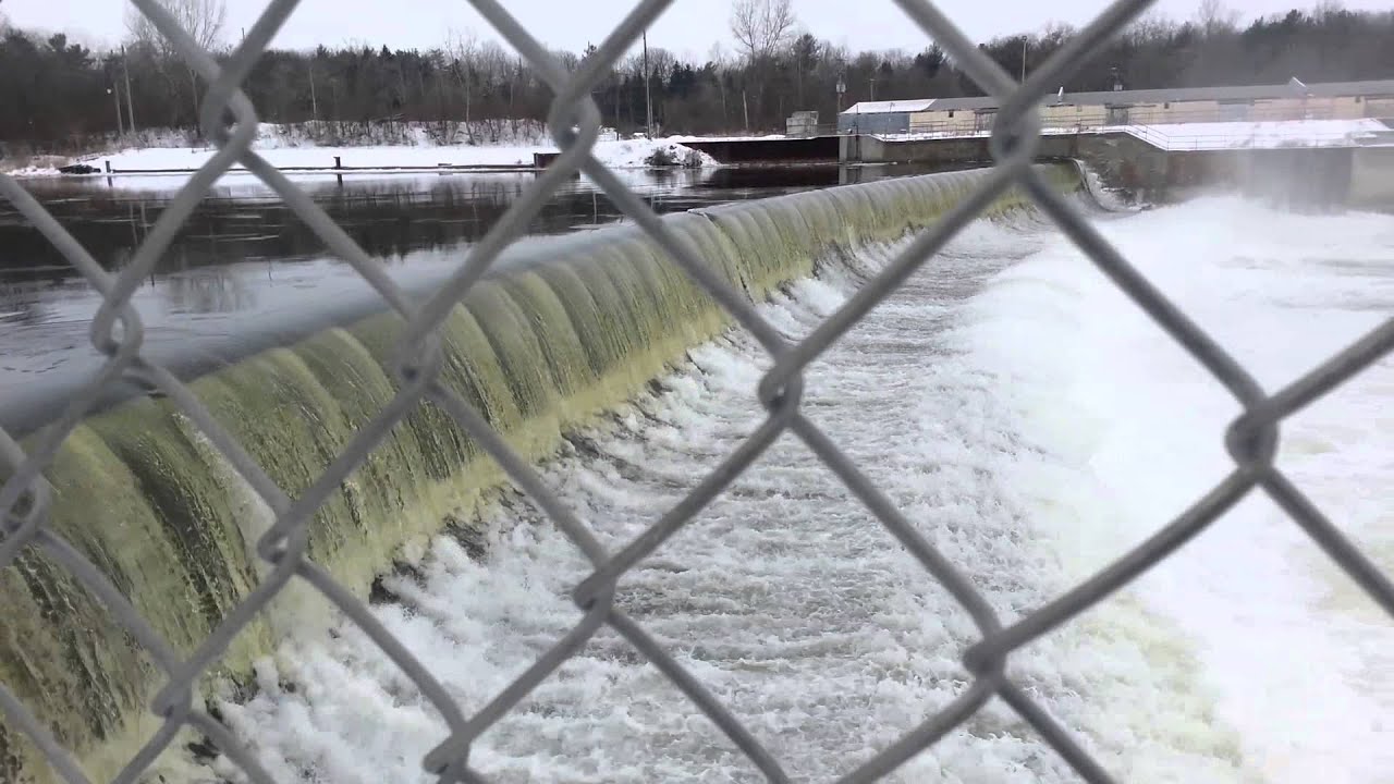 French Paper Mill Dam, Niles Michigan - YouTube