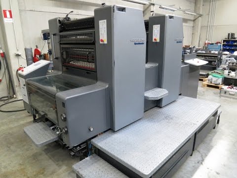 Heidelberg Speedmaster SM 74-2 - offset printing machine - YouTube