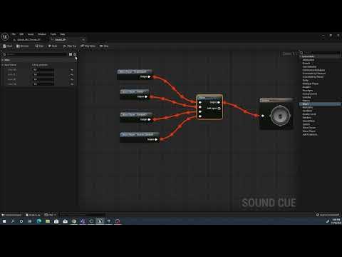 Classroom lecture on UE5 Sound cues, wave files and triggering sounds in level. - YouTube