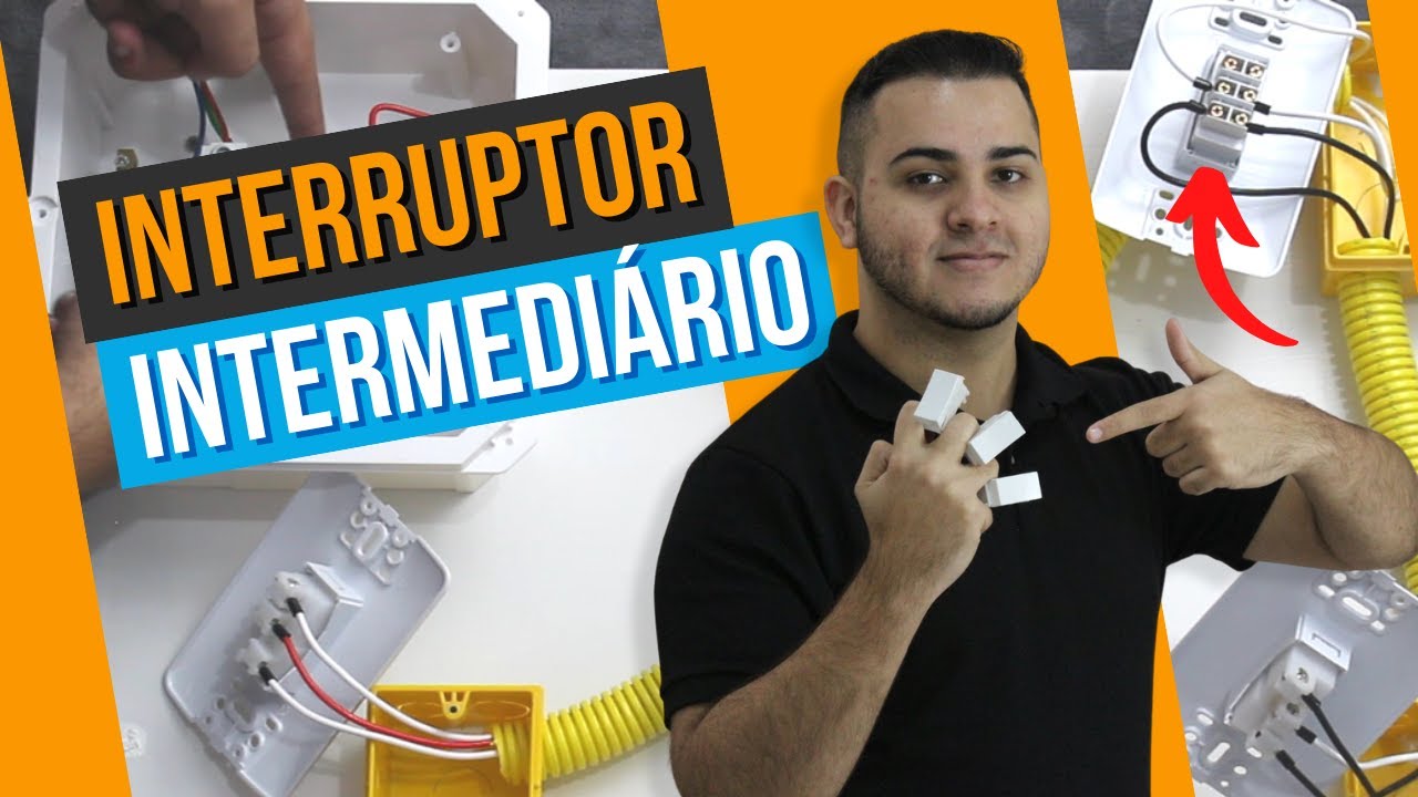 Como ligar INTERRUPTOR INTERMEDIÁRIO (Interruptor FOUR WAY) - YouTube