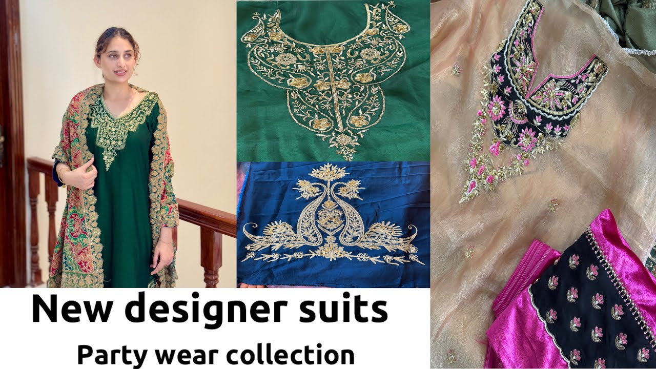 New designer suits | Party wear Collection - YouTube