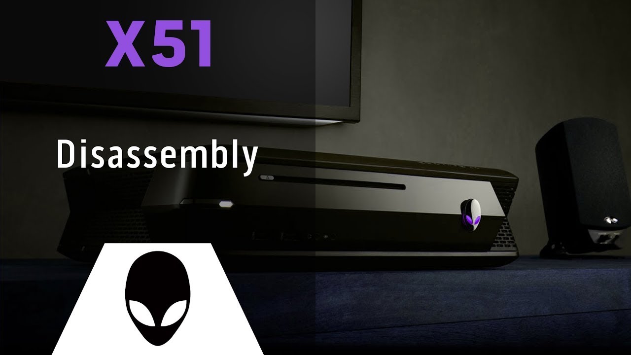 Alienware x51 r2 disassembly - YouTube