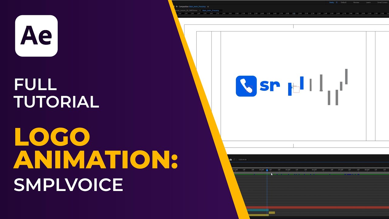 After Effects Tutorial | Pro Logo Animation: SMPlVoice - YouTube