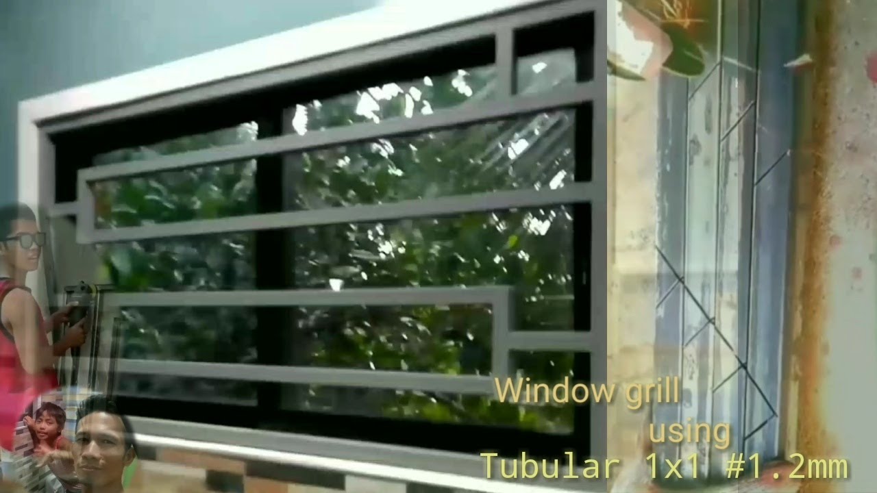 Tubular Steel [ Window Grill Fabrication & Installation - YouTube
