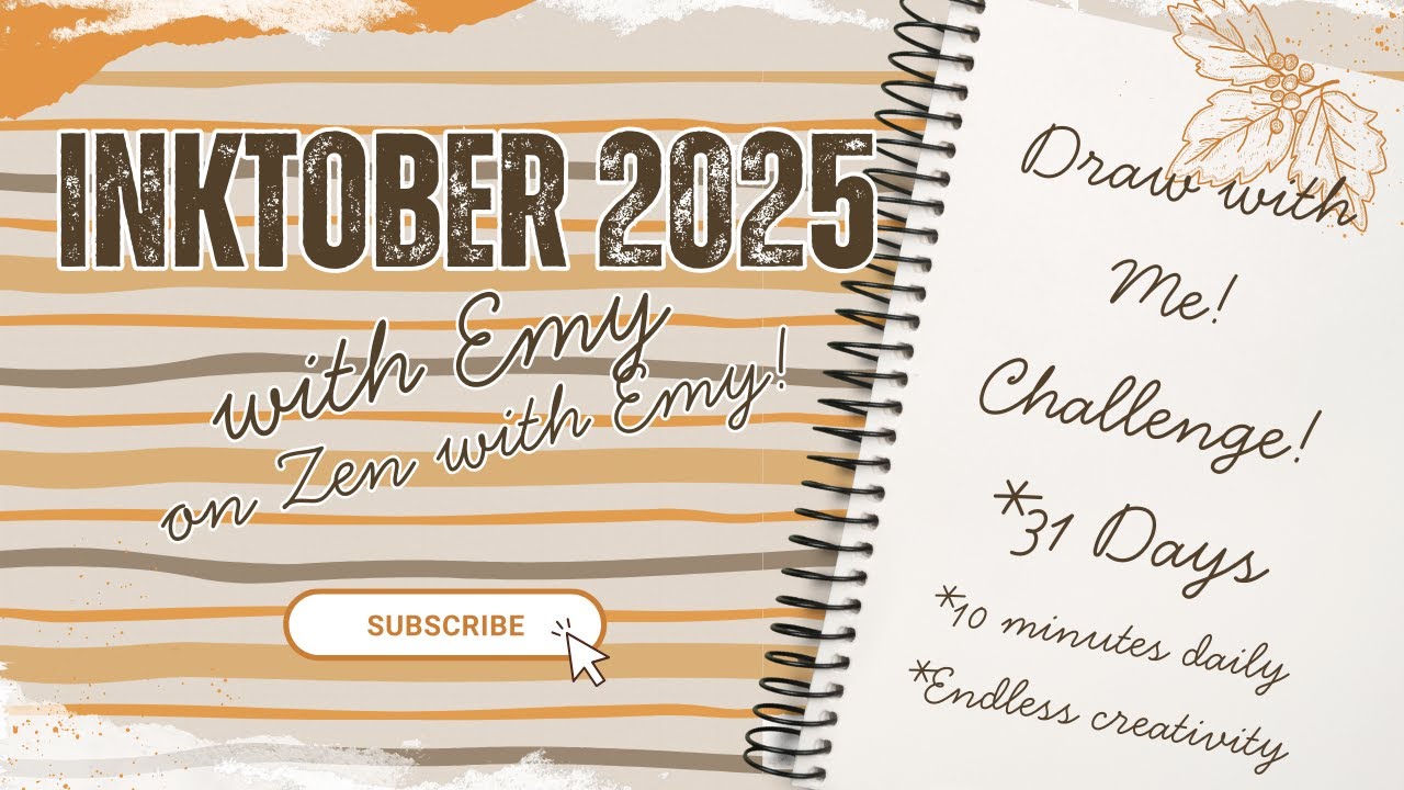 31 Days, 10 Minutes, Endless Creativity! And a Keepsake. Inktober 2025 ...