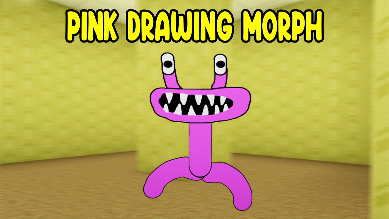 UPDATE - How To Find PINK DRAWING MORPH in Find The Backrooms Morphs ...