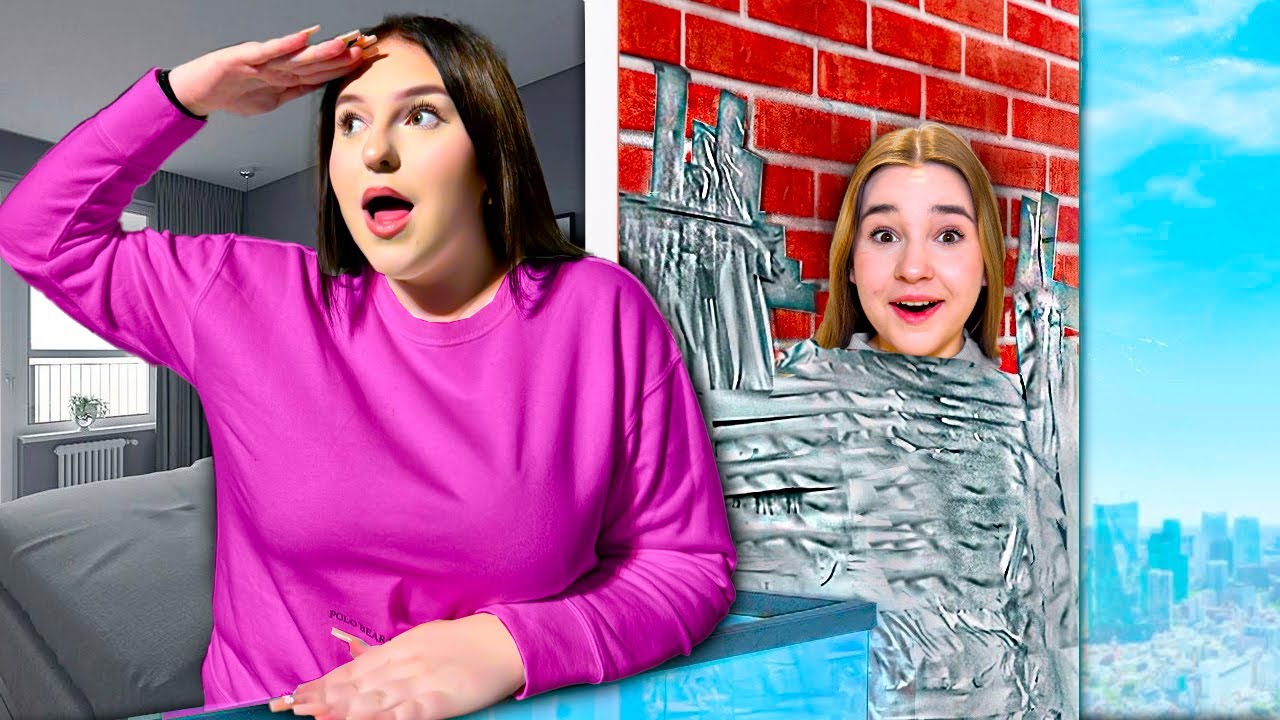 Cache Cache Extrême Avec Du Scotch, Elina Vs Amélya et Daniel ! - YouTube