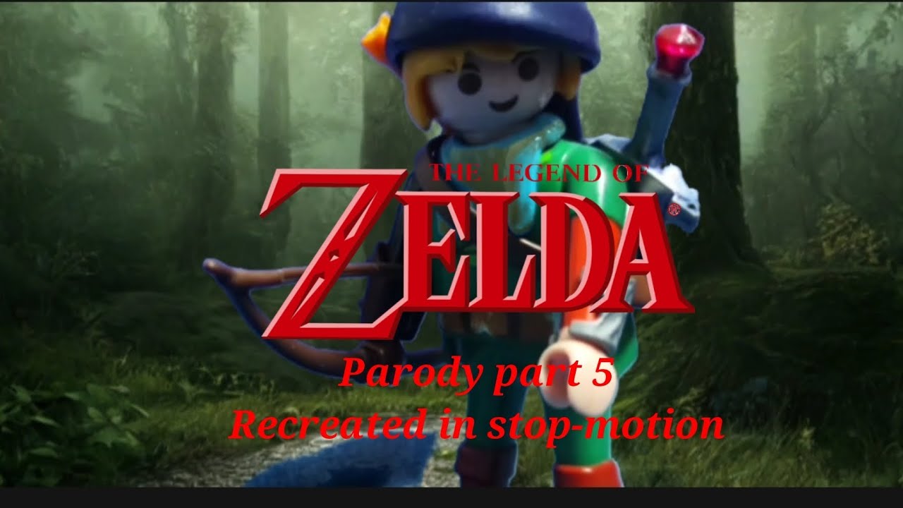 the legend of Zelda: parody part 5 (recreated in stop-motion) - YouTube