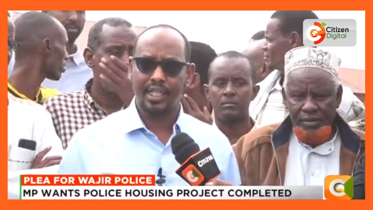 Wajir North MP Ibrahim Saney wants police welfare improved - YouTube
